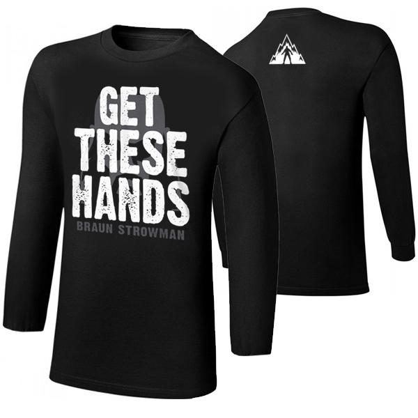Braun Strowman - Get These Hands - Full Sleeves T-Shirt