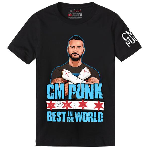 Buy CM Punk Limited Edition BITW Digital Print T Shirt Online in Pakistan